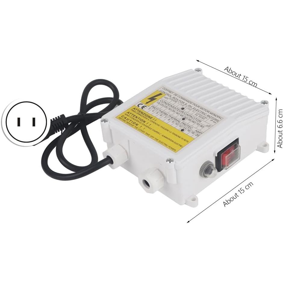 Well Pump Control Box for Deep Well Submersible Pump, with Overload ...