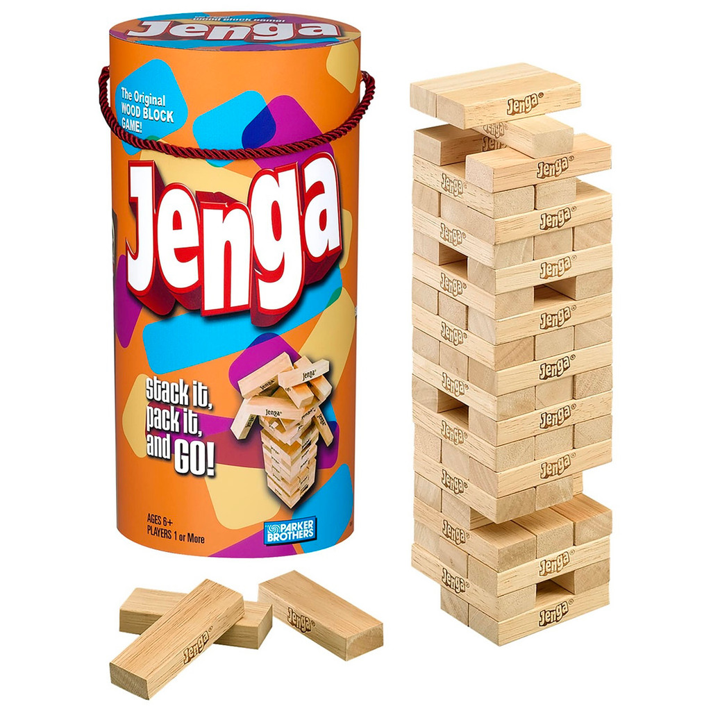 American ของแท้ Jenga Jenga Building Blocks Layered Stacking Classic ...
