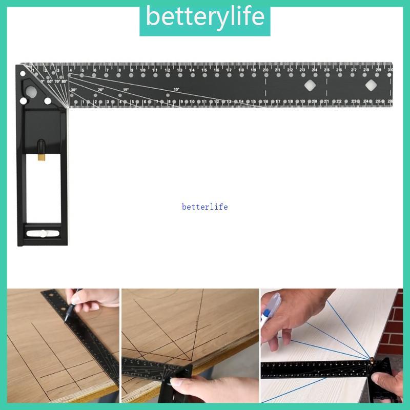 BTF Carpenter Square L Square ไม้บรรทัดมุมขวาอลูมิเนียมไม้บรรทัด ...