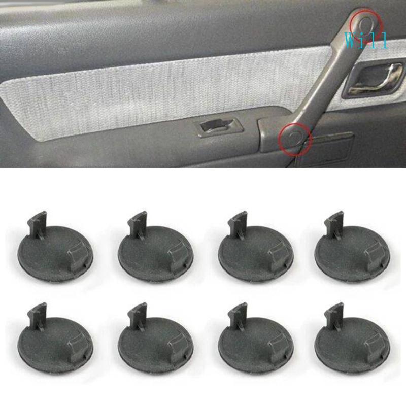 8-piece/set Inner Interior Door Grab Handle Armrest Screw Cover Cap ...