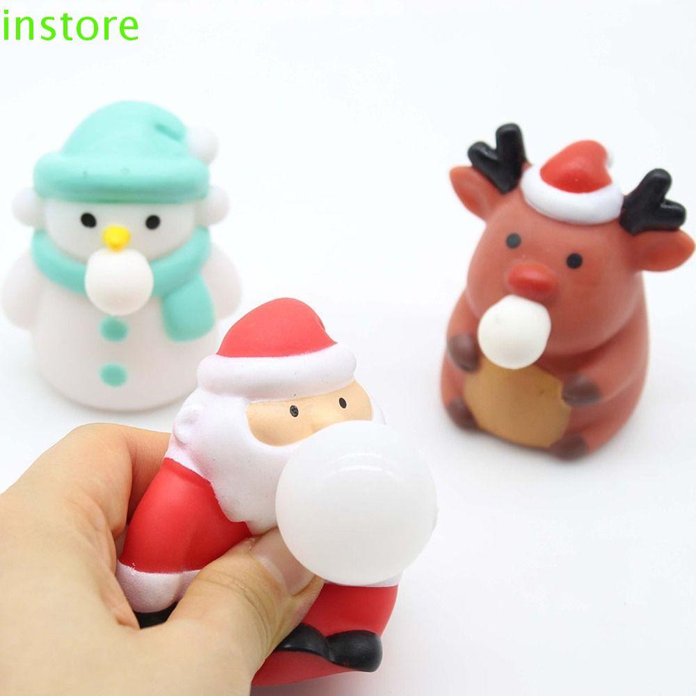 INSTORE Spit Bubble ของเล่น Sensory Elk Santa Claus เด็กของขวัญตกแต่ง ...