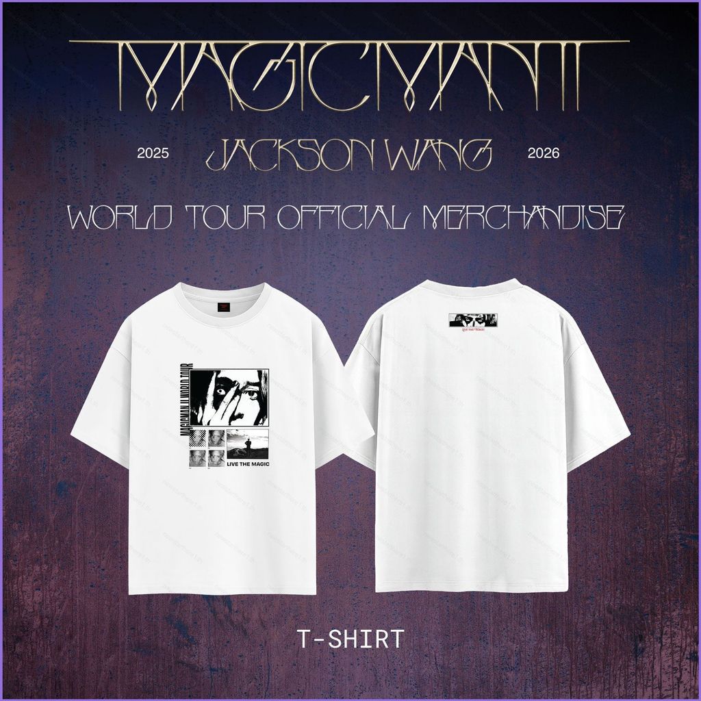 เสื้อยืด JACKSON WANG MAGIC MAN 2 WORLD TOUR 2025-2026 สำหรับแฟนๆ ใน ...