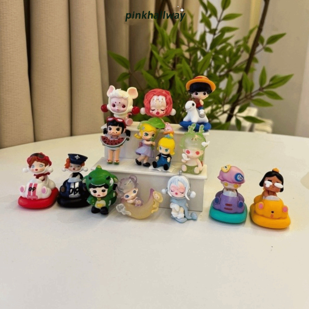 PINKHALLWAY DIMOO กล่อง, POP BEAN POP MART Crybaby มินิเครื่องประดับ ...