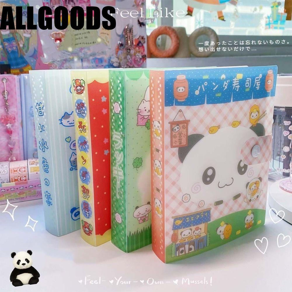 ALLGOODS A6 Storage Binder, Clover Design Vintage Showa สไตล์สติกเกอร์ ...