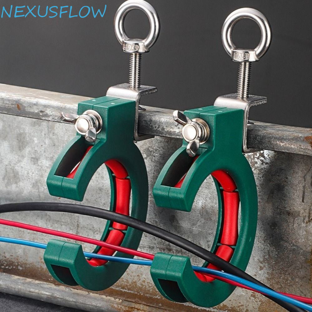 NEXUSFLOW Pulley Roller, คู่มือลวดสแตนเลส Fixation Cable Laying Roller, Heavy Duty Smooth Wire ...