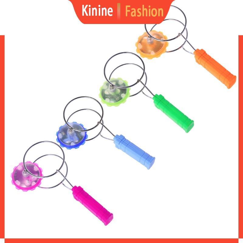 KIN Magnetic Gyro Wheel Magic Spinning LED สีสัน Gyro YoYo ของเล่นเด็ก ...