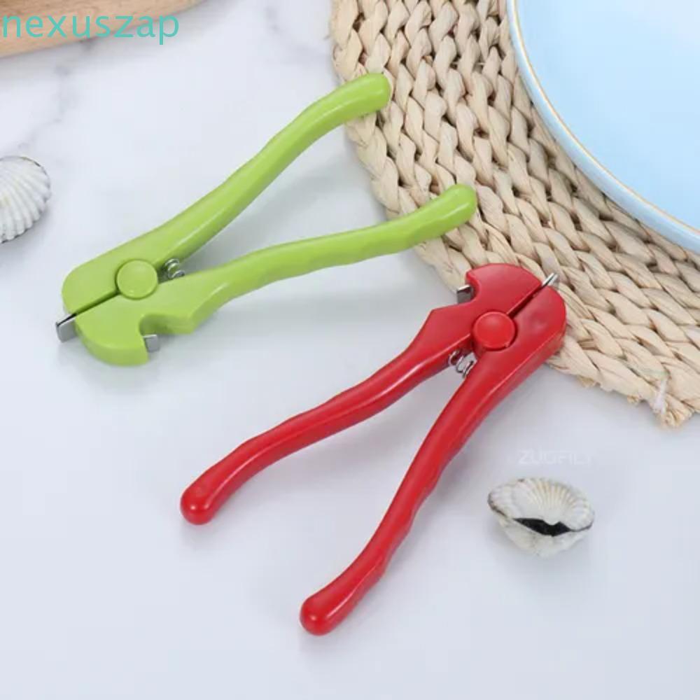 NEXUSZAP Oyster Shell Opening Clamps, Plastic Handle with Bottle Opener ...