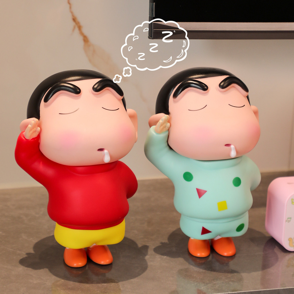 Salute Shin-chan Crayon Shin-chan Figurine Handheld Doll1:1Model Trendy ...