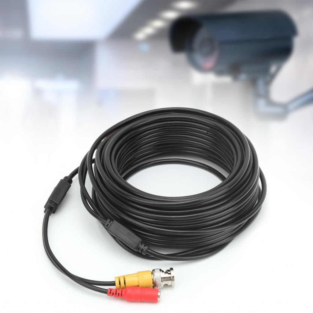 สายเคเบิลกล้องวงจรปิด BNC+DC Connector PVC สำหรับกลางแจ้งในอาคาร ...