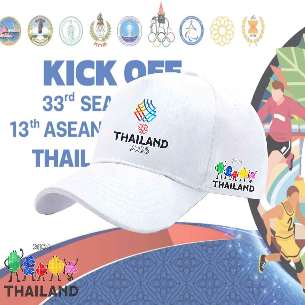 Team Thailand Cap | สวัสดีซีเกมส์ 2025 หมวกเชียร์ไทยในบ้านเรา | Shopee ...