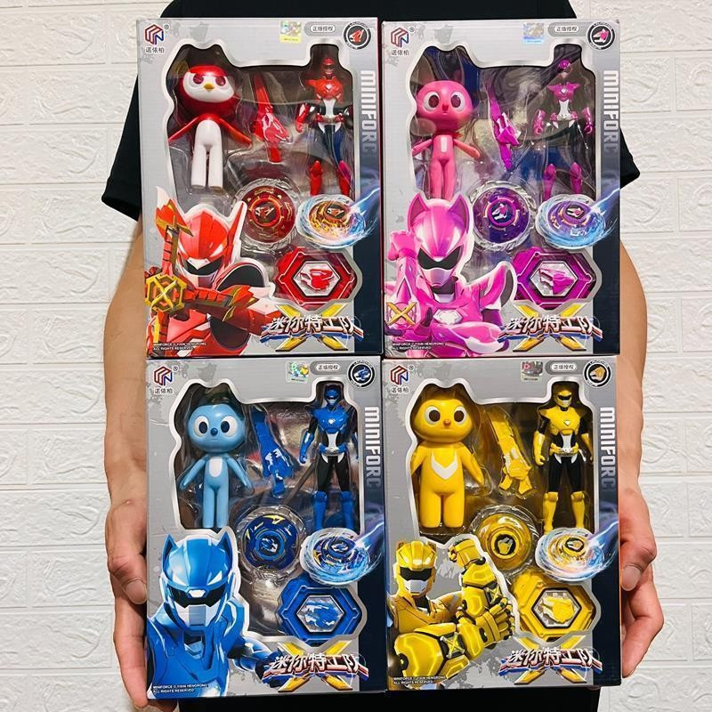 Mini Agent Team Spinning Top Team Doll Ford/Sammy/Max/Lucy Spinning ...