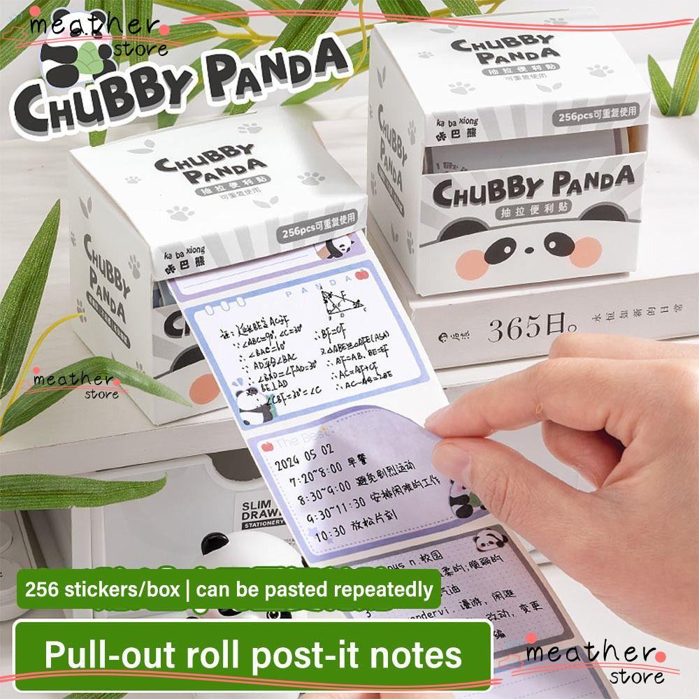 MEATHERSTORE 256 ชิ้น/เซ็ต Sticky Note, DIY แผ่นบันทึกกาวเต็ม, Creative ...