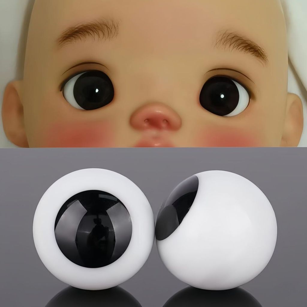 Ob11 ตุ๊กตาแก้ว Eyeball Pure Round 10-20 มม. Movable Eyeball Eyeball ...