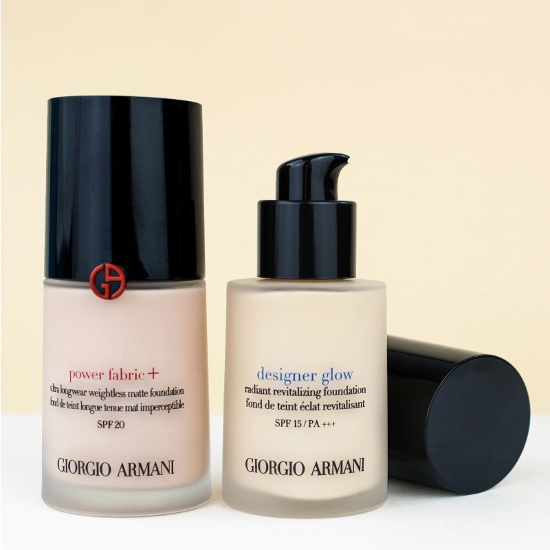 GIORGIO ARMANI Power Foundation Red and Blue Label Master Oil Control ...