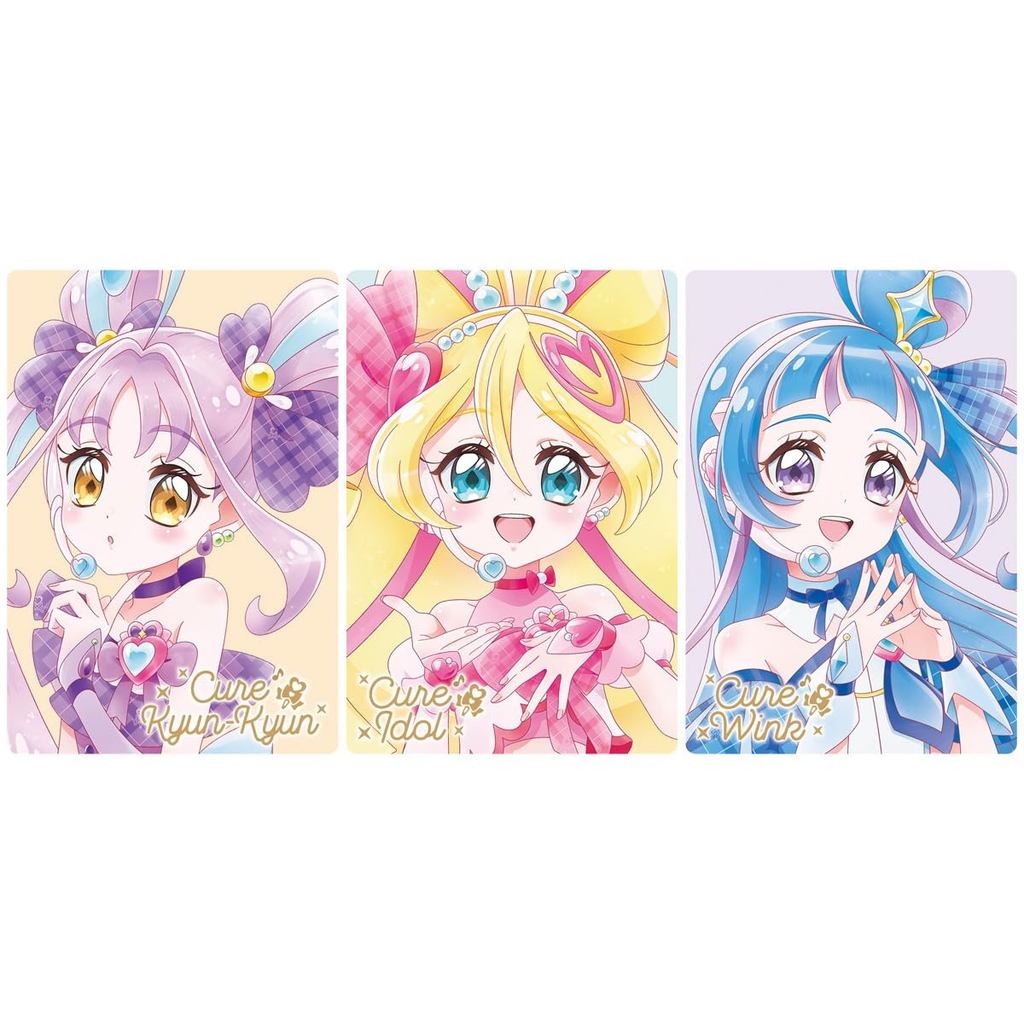 BANDAI Precure Card Wafers 12 Wafers (Baked Snacks) Gummy Candy 【BOX ...