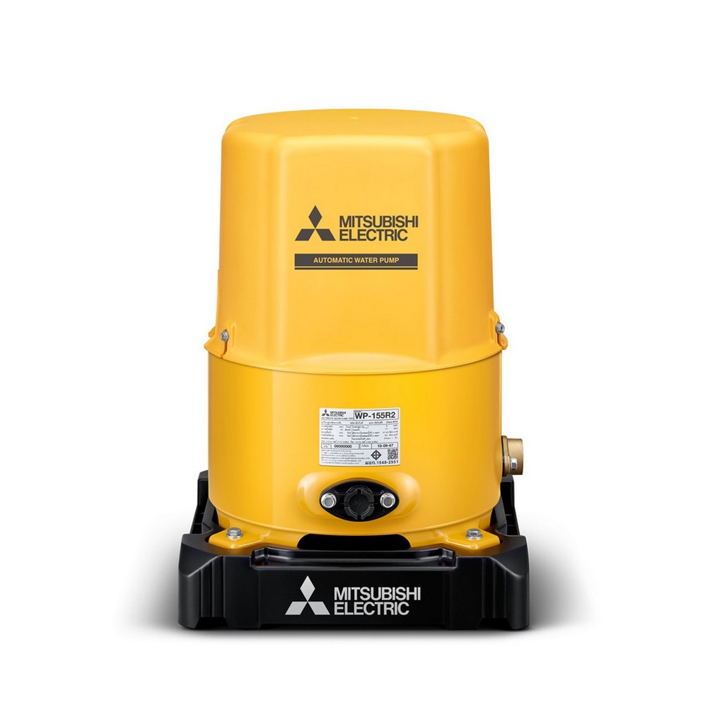 MITSUBISHI ปั๊มน้ำอัตโนมัติ รุ่น WP-155R2 ขนาด 150 วัตต์ ระยะดูด 8 เมตร ...