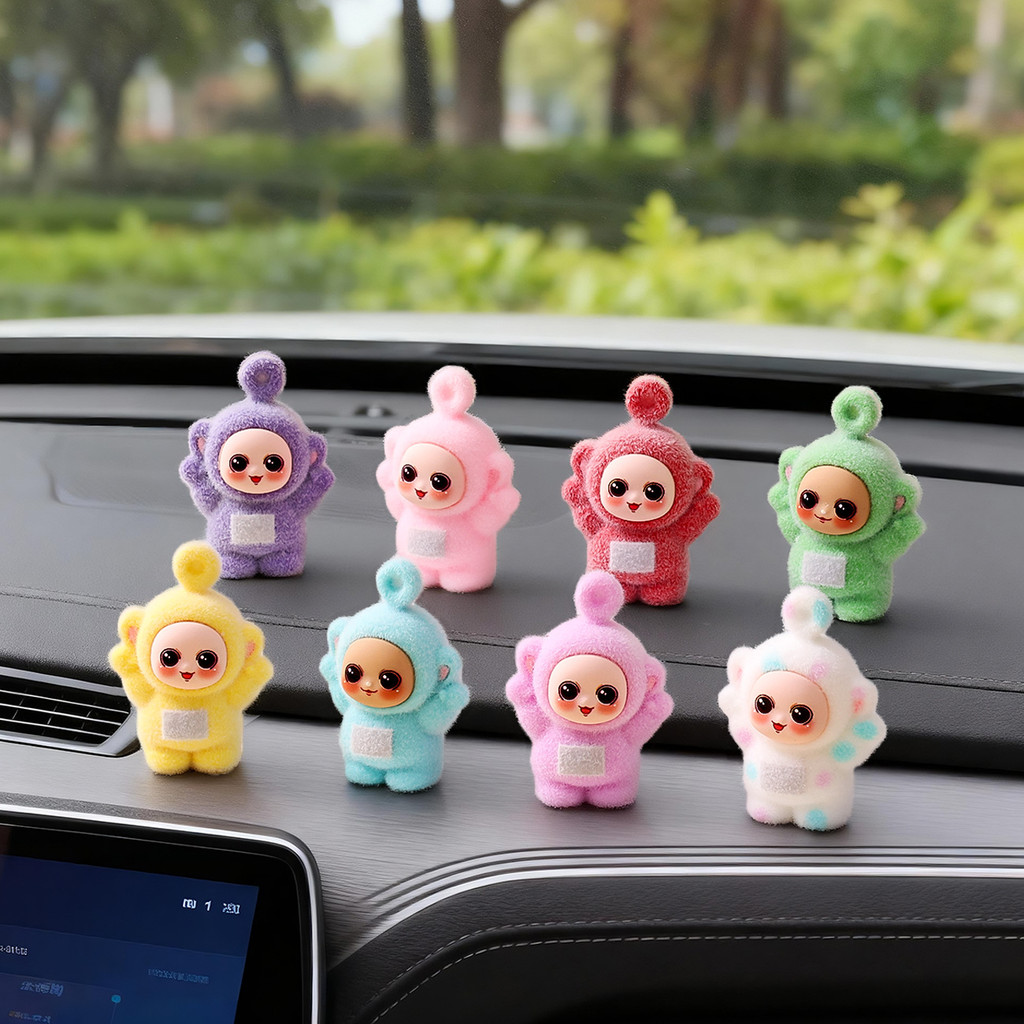 8PCS Velvet Teletubbies Baby Resin Charms สําหรับ DIY (8-308) | Shopee ...