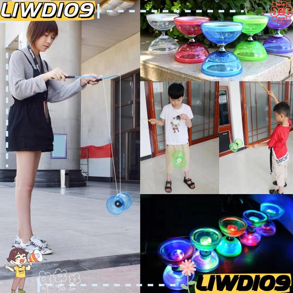 LIWD โยโย่จีน หนังรูปทรงชาม จีน Diabolo, Body Building Thicken Soft ...