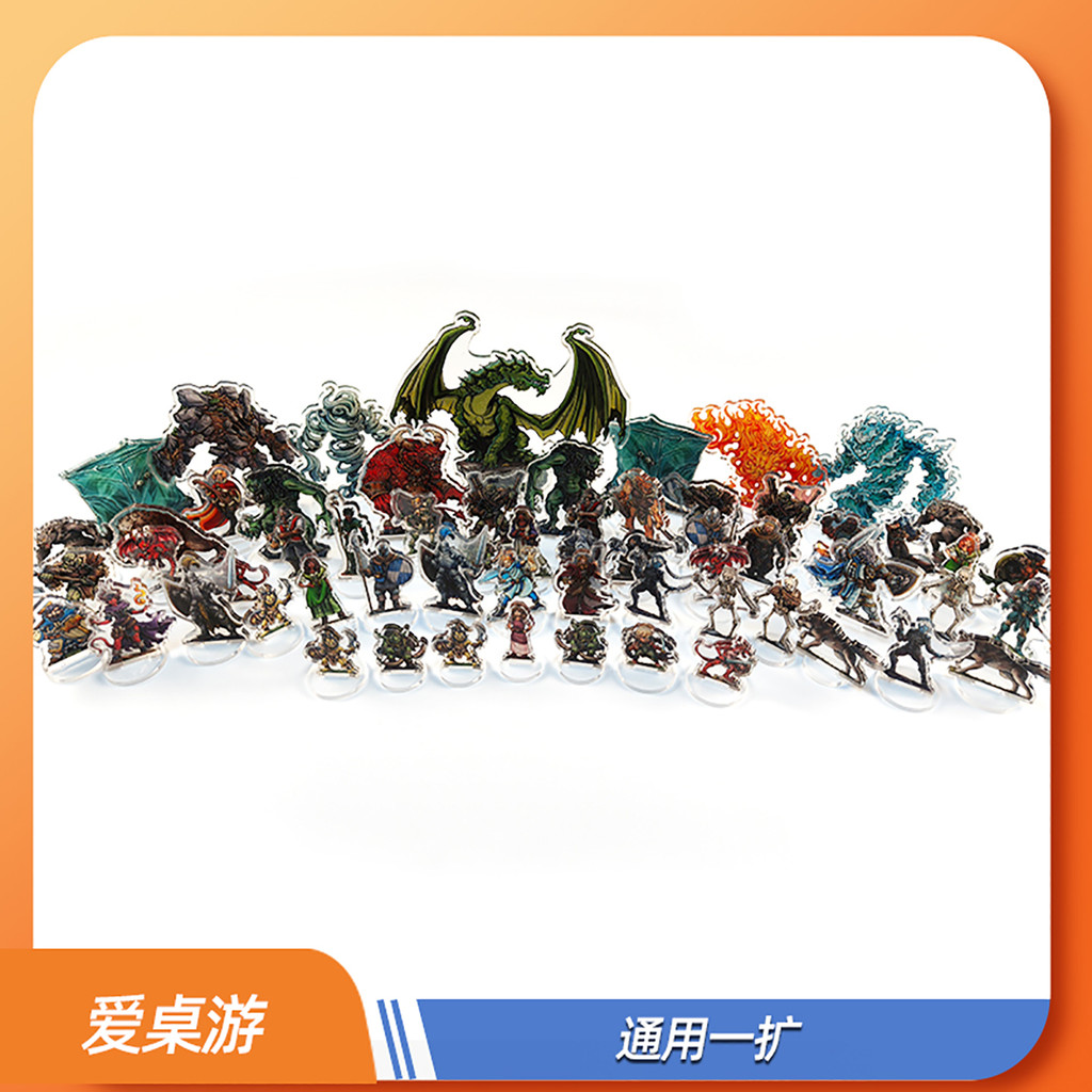 อุปกรณ์เสริมเกมกระดาน dnd TRPG ยืนการ์ดรูปปั้น DDND PF ภาพวาดยืนตกแต่ง ...