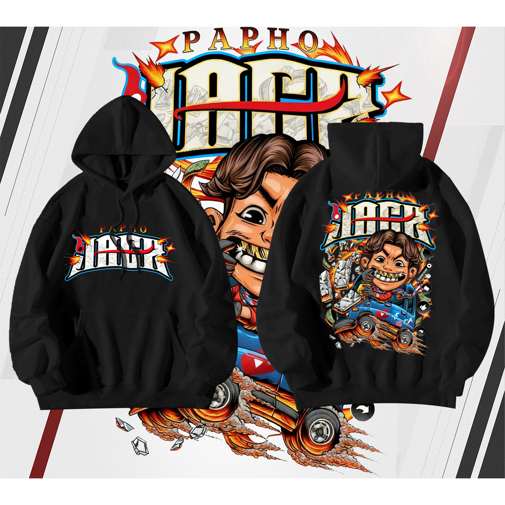 【ส่งฟรี】เสื้อฮู้ดแจ็กแปปโฮ Jack Papho V.2#ใส่ขับรถ ออกทริป เล่นกีฬาได้ ...
