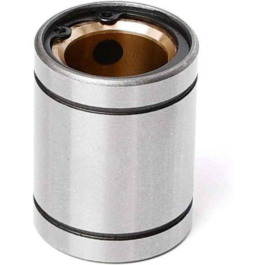 4pcs เหล็กด้านนอกทองแดงด้านในปราศจากน้ํามัน Bushing Linear แบริ่งทองแดง ...