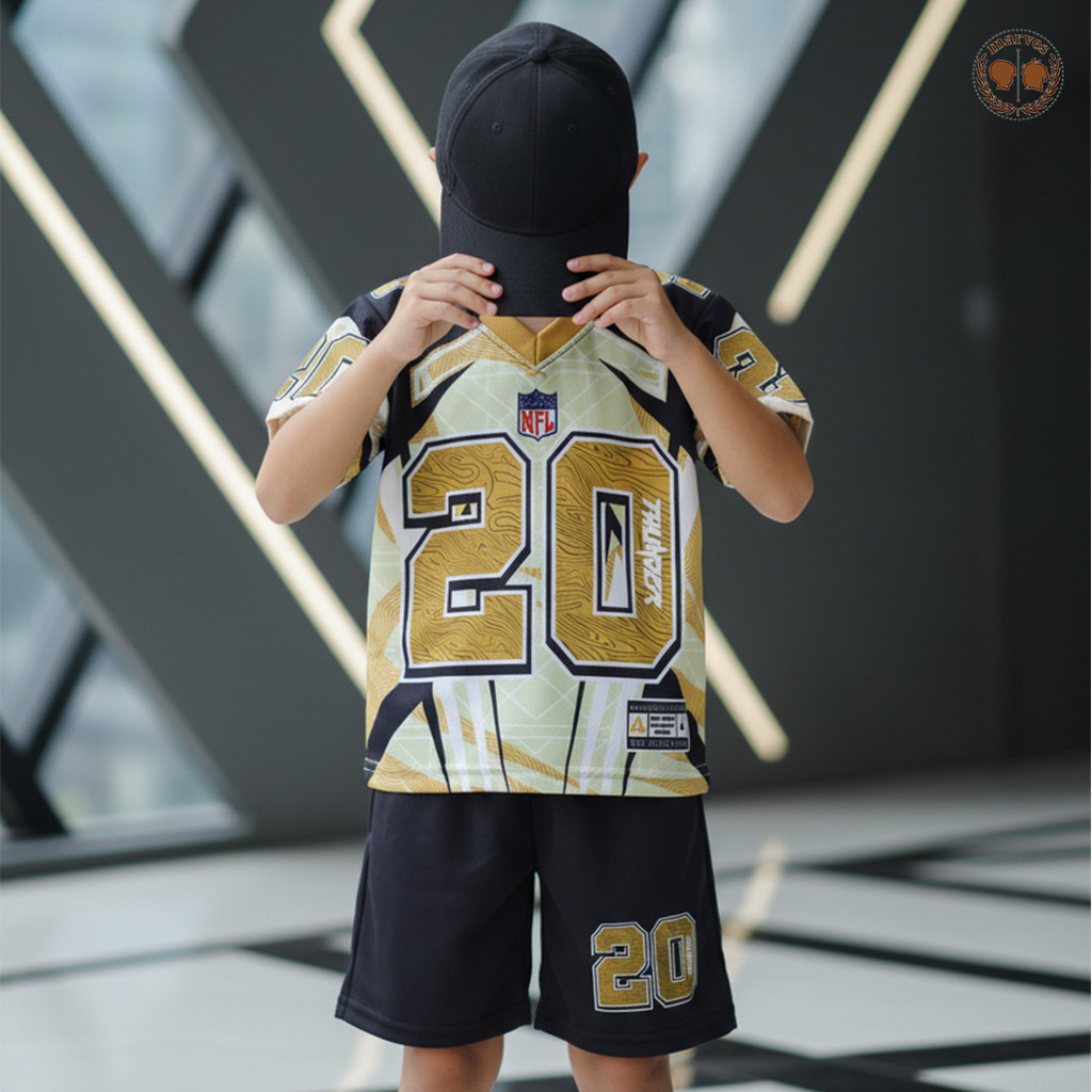 Marves NFL Jersey for Boys Size 1-14 Years เสื้อกีฬาเด็กผู้ชาย | Shopee ...