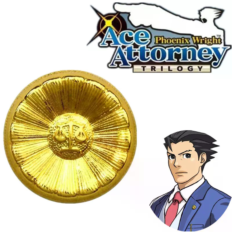 เข็มกลัดอนิเมะ Ace Attorney ของ Phoenix Wright Athena Cykes เหมาะสำหรับ ...