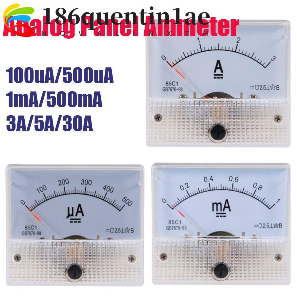QUENTIN1AE Analog แผงแอมป์มิเตอร์, DC 85C1 Amp เมตร,เครื่องทดสอบ ...