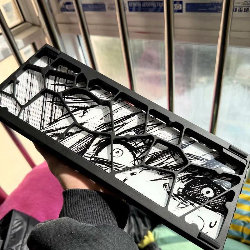 Holy60 Hollow คีย์บอร์ด Backplate ที่กําหนดเองอลูมิเนียม GH60 ...