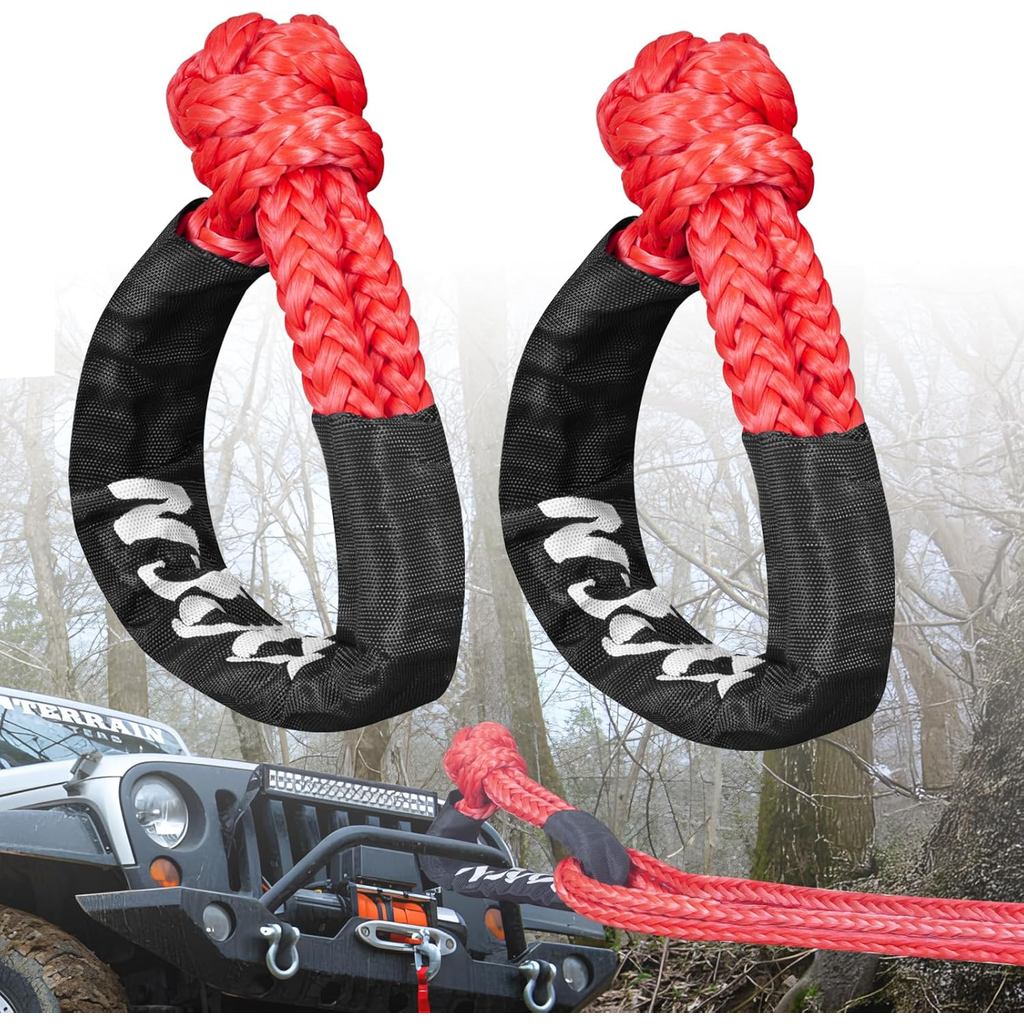 Soft Shackle,Synthetic Soft Shackle 0.8" X 24" Light Weight (56,000 LBS ...