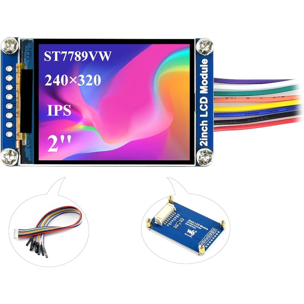 Waveshare 2inch Mini LCD Screen - Compatible with Raspberry Pi/Arduino ...