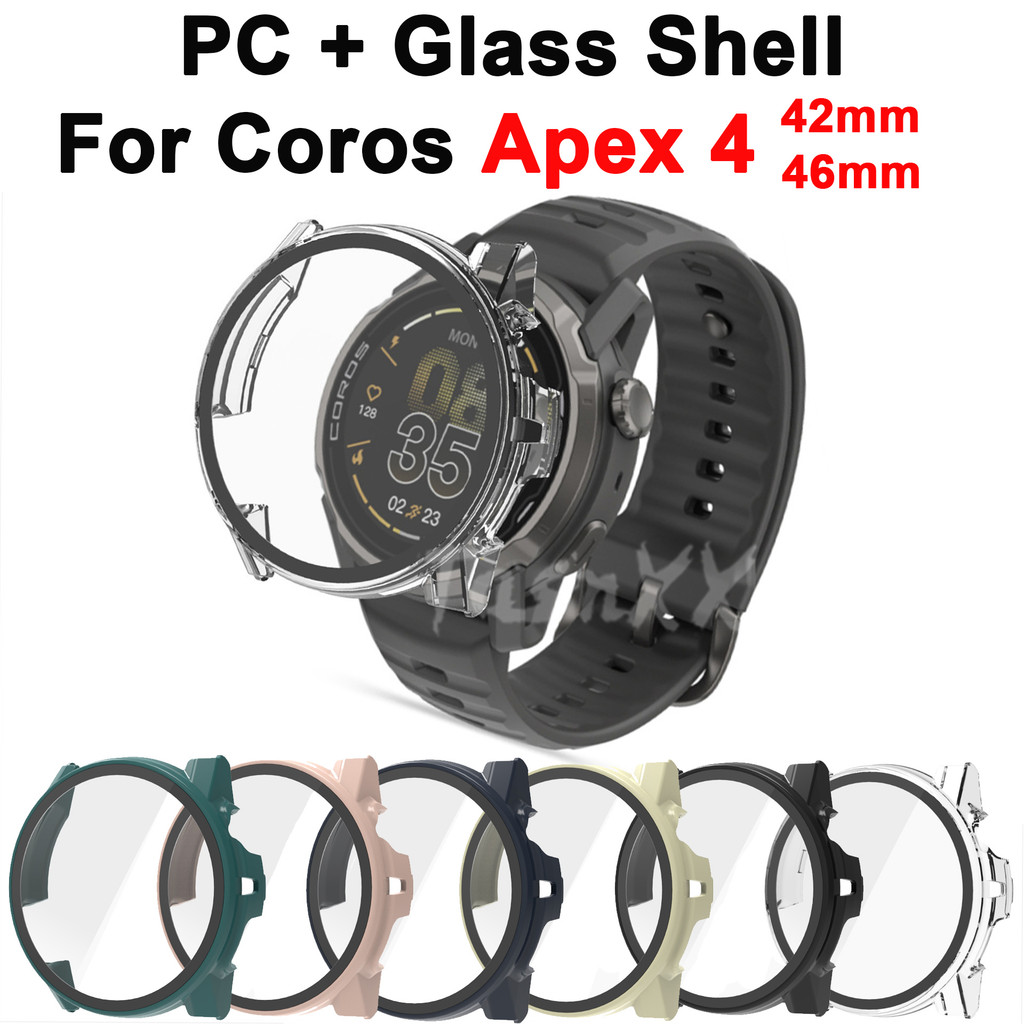 ป้องกันหน้าจอ Hard PC Watch Shell สําหรับ Coros Apex 4 46 มม.42 มม. ...
