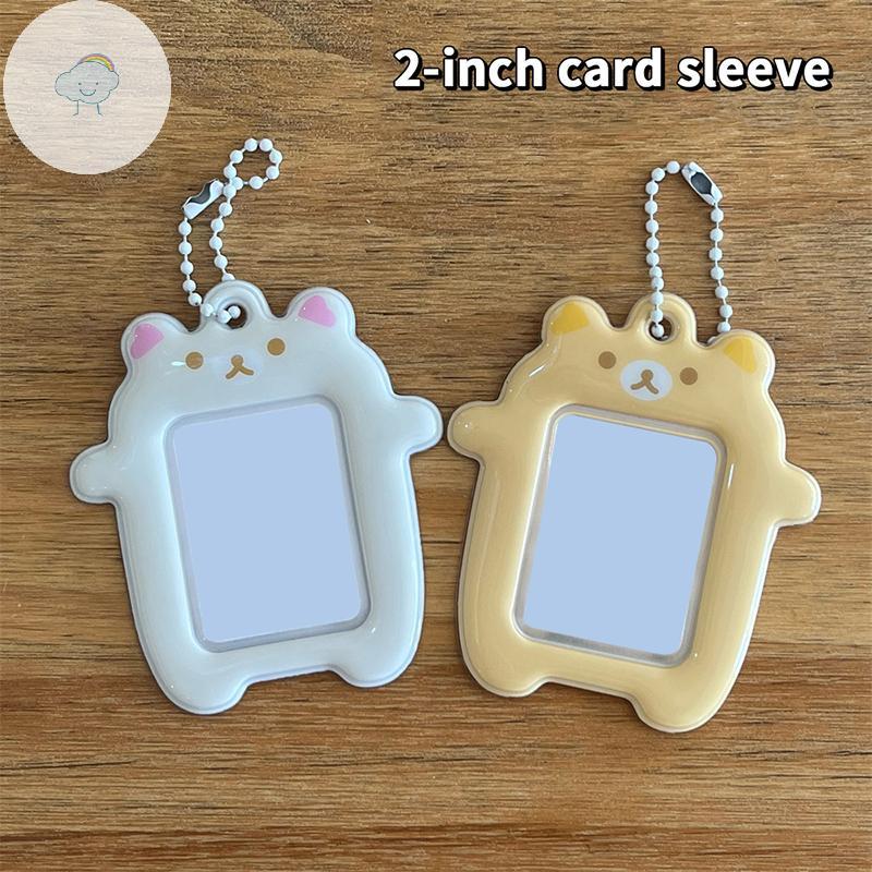 TWOE 1 ชิ้น Lazybear Photocard Student Card Case 2 นิ้ว Photo Card ...