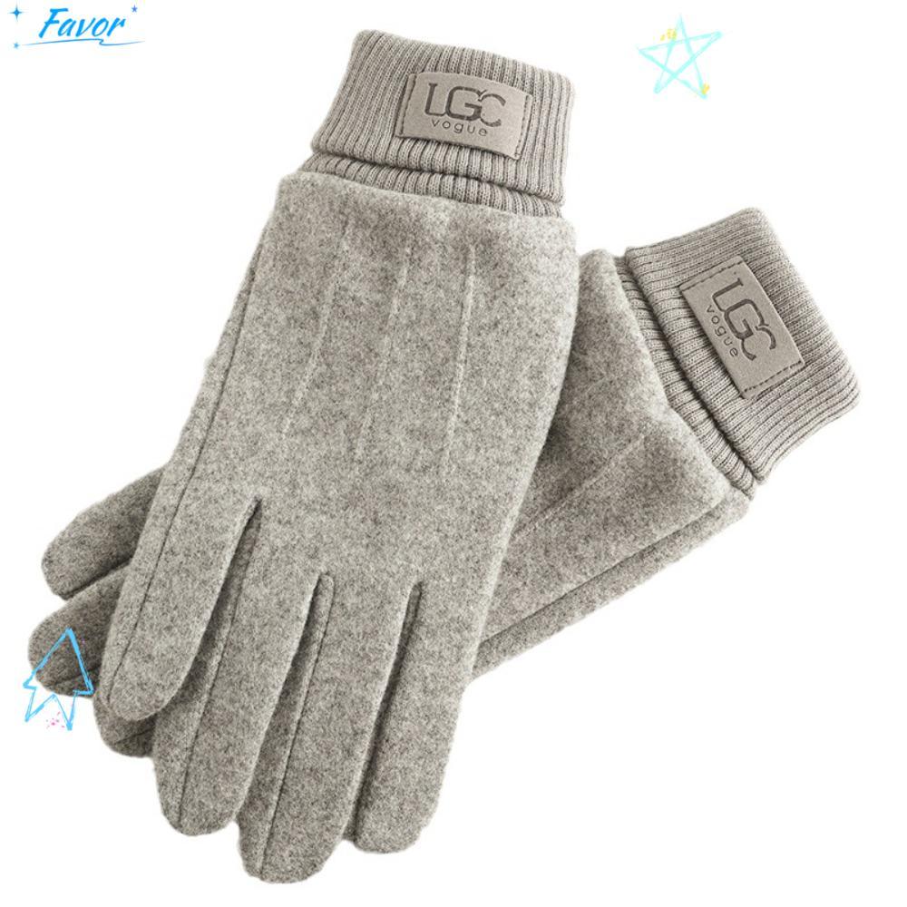 FAVIOR ถุงมือเต็มนิ้วสำหรับหน้าจอสัมผัส ออกแบบมาให้อบอุ่นและเหมาะสำหรับ ...