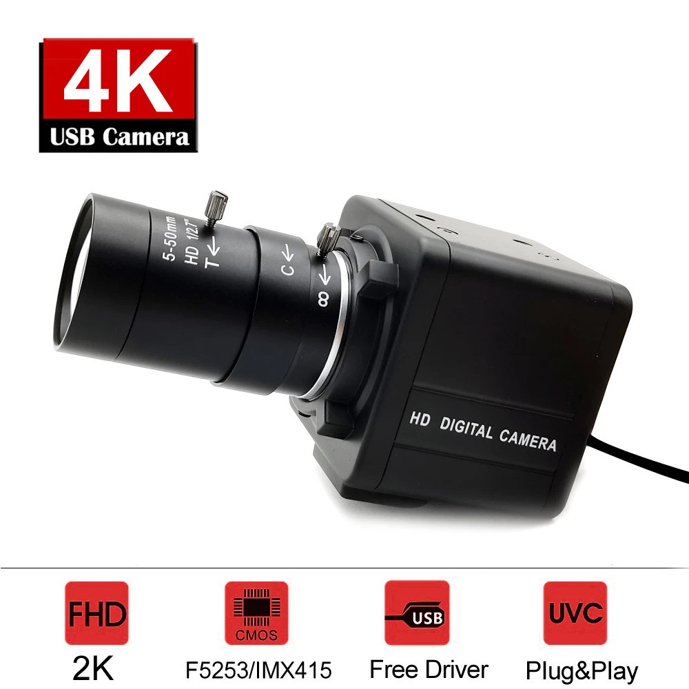 [HOT]อุตสาหกรรม 4k 8mp Imx415 เว็บแคม Usb 30fps ความเร็วสูง 2k 4mp ...