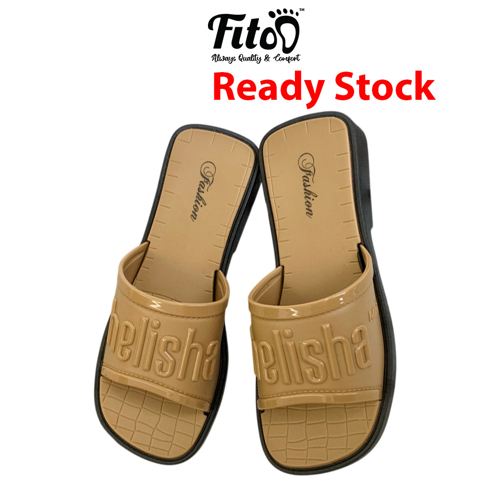 Helisha Kasut Dwiwarna Wanita Getah ผู้หญิงรองเท้าสีคู่ Ins สไตล์ Kalis ...