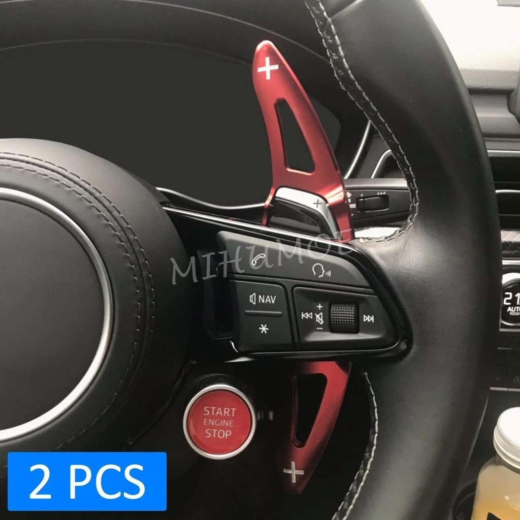 พวงมาลัยเกียร์ Shift Paddle Shifter สําหรับ Audi RS3 RS4 RS5 R8 TT RS ...