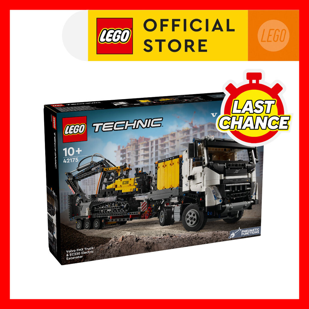 LEGO Technic 42175 Volvo FMX Truck & EC230 Electric Excavator (2274pcs ...