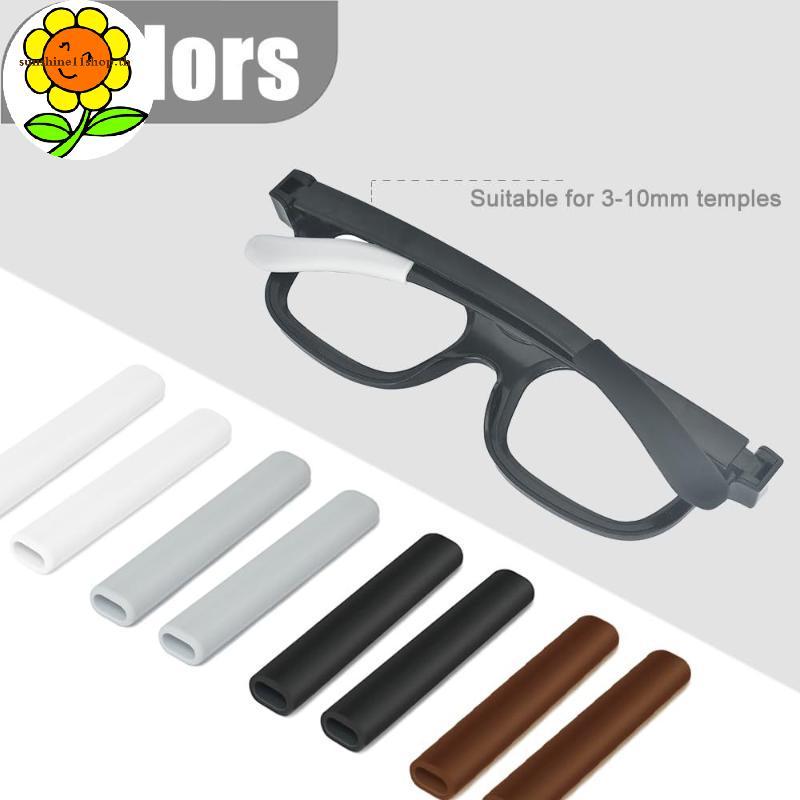 SUNSHOP 2 คู่แว่นตา Anti-SLIP Cover ที่เกี่ยวหูซิลิโคน Anti-SLIP ...