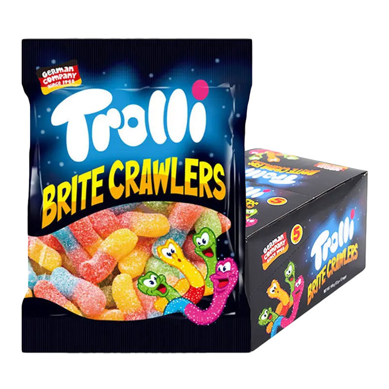ทรอลลี่ กัมมี่ บริตครอเลอร์ 14 ก. x 12 (TROLLI Gummy Brite Crawler 14 g ...