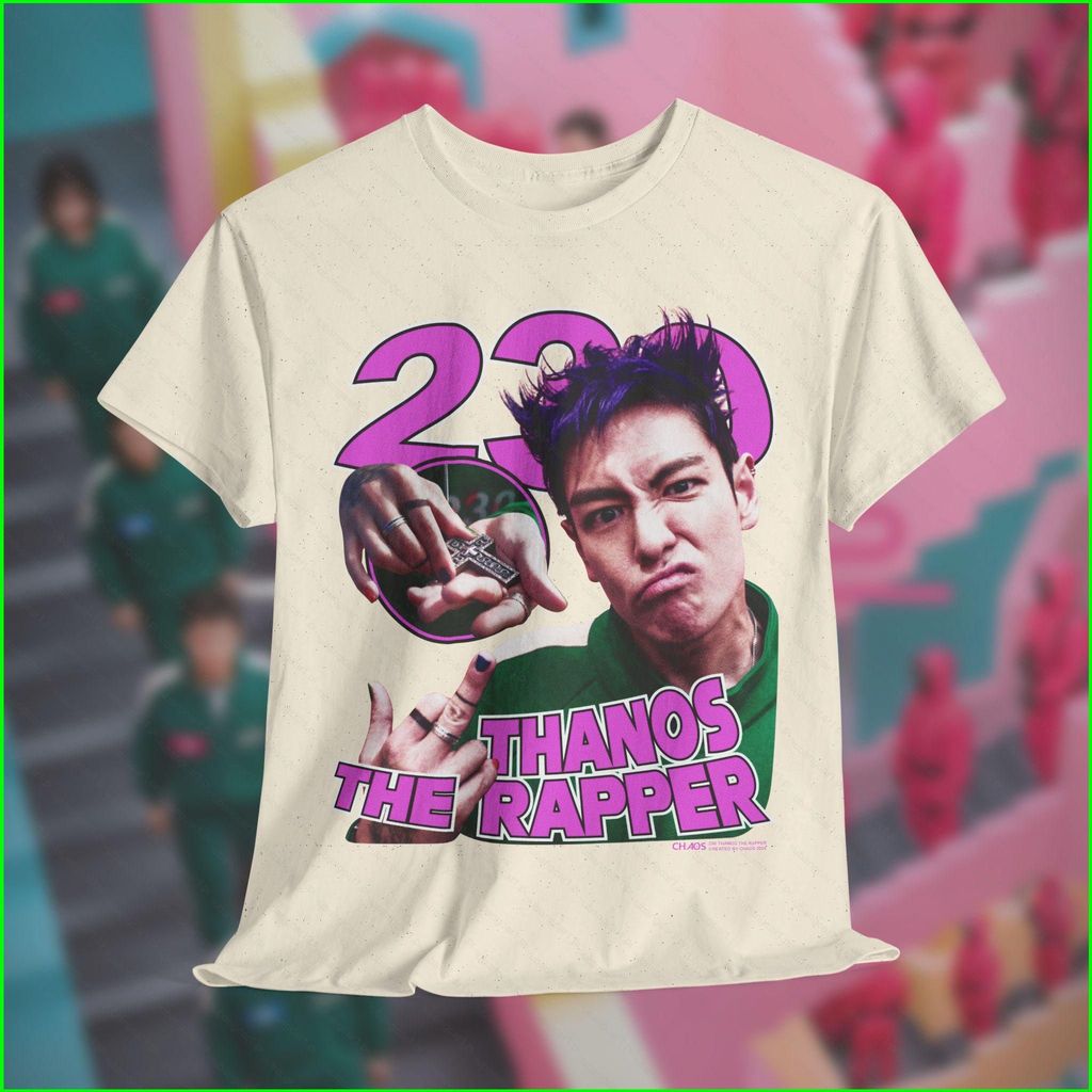 YB1 230 Thanos The Rapper TOP Choi Seung Hyun Squid เกม 2 ฤดูร้อนเสื้อ ...