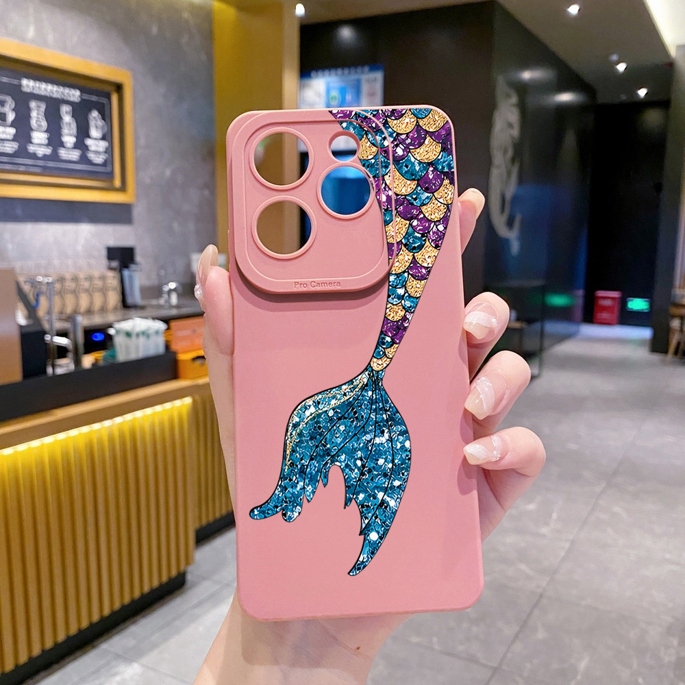 เข้ากันได้กับ Infinix Hot 12i 10 Play Smart 5 6 HD 7 Zero 30 5G Mermaid ...