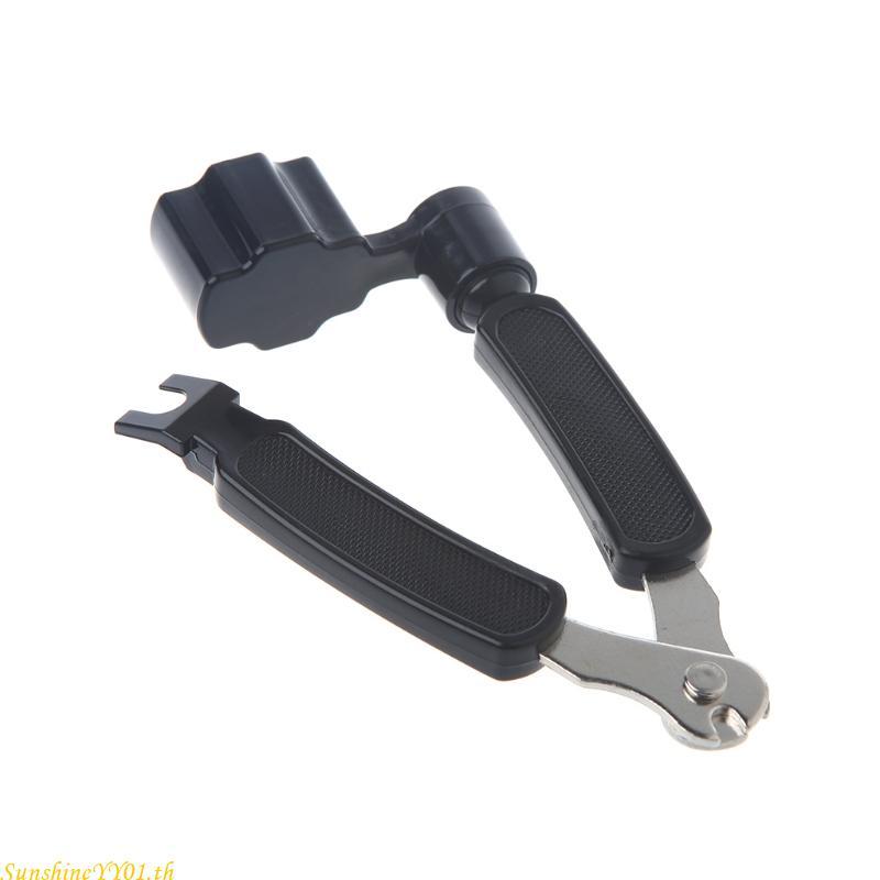 SUN 3 in 1 Guitar String Winder เครื่องตัดสตริง Bridge Pin Puller ซ่อม ...