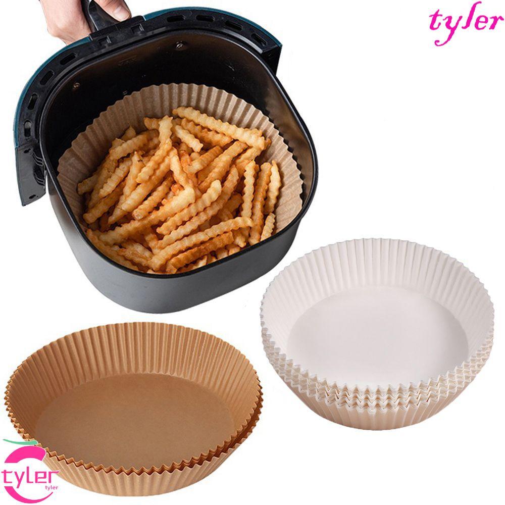 TYLER Air Fryer กระดาษรอบ 25/30/50/100 ชิ้นอุปกรณ์เบเกอรี่ Pastry ...