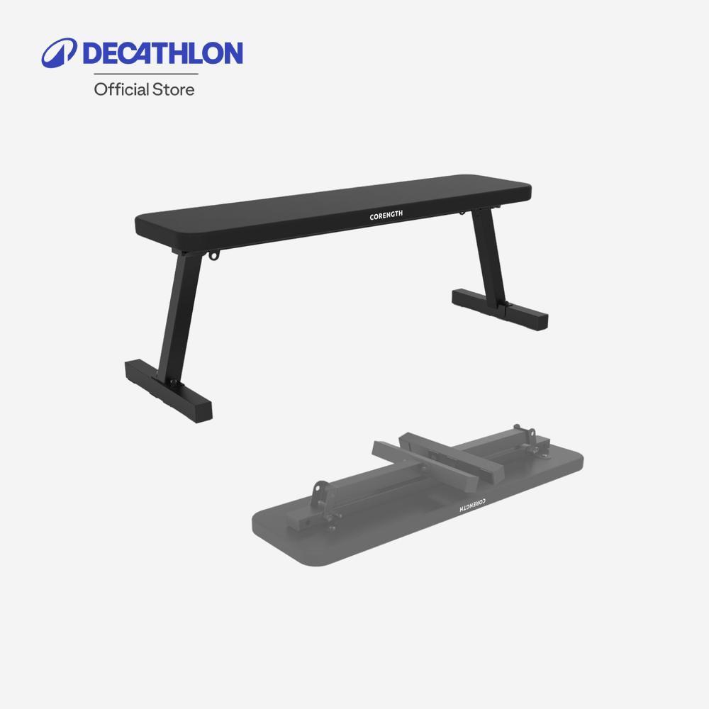 Decathlon Fold-Down Weights Bench 100 ม้านั่งฝึกเวทเทรนนิ่งแบบพับได้ ...