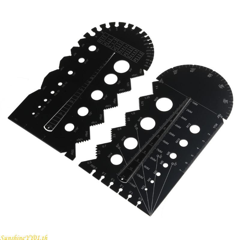 SUN Nut และเจาะ Bit Thread Checker สกรูวัด Imperials เครื่องมือมาตรฐาน ...