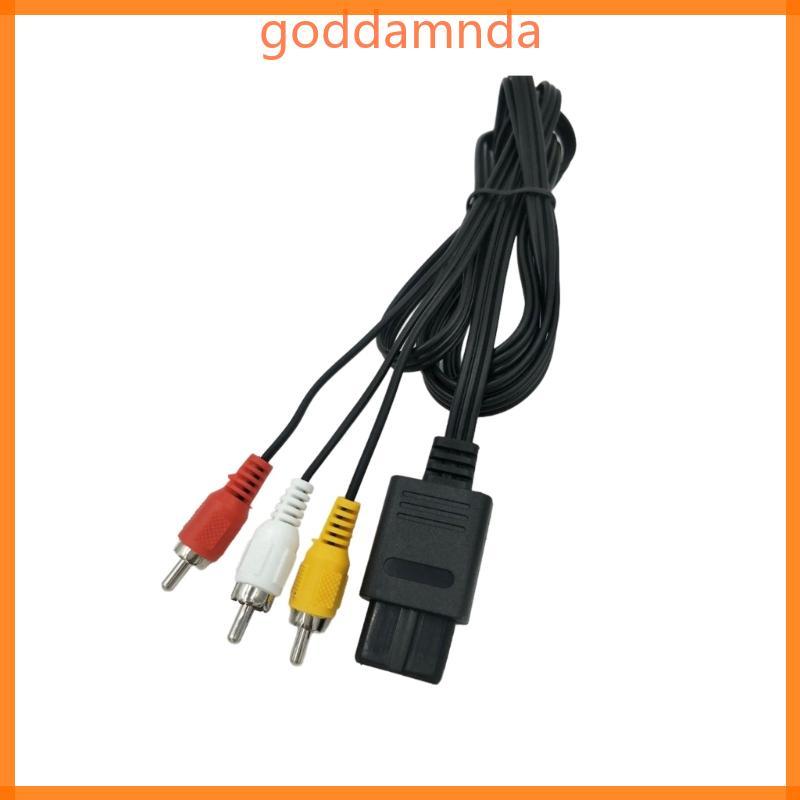 Game Consoles Cable Plugs & Plays Video Sound Cord 180cm for Gaming N64 ...