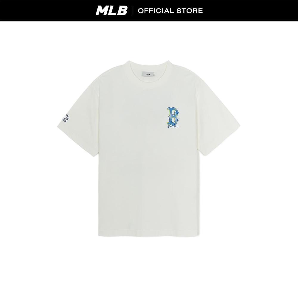 MLB เสื้อยืด Colorful Mega Logo Over Fit T-Shirts รุ่น 3ATSB1654 43IVS ...