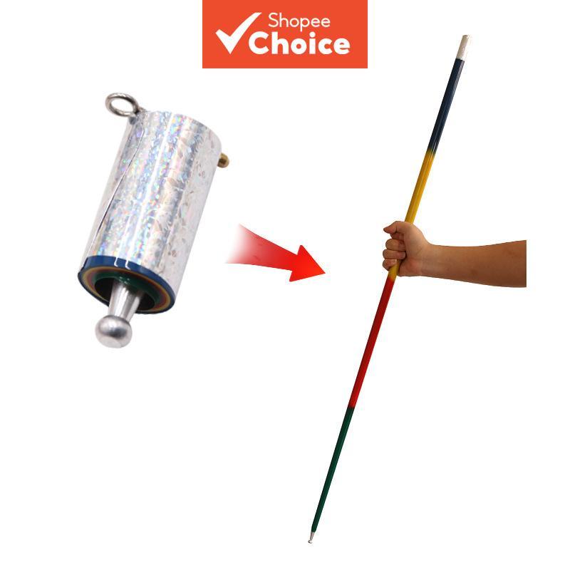 Magic Prop แท่งเหล็ก Magic Pocket Wand Telescopic Rod แบบพกพา Rod Mag ...