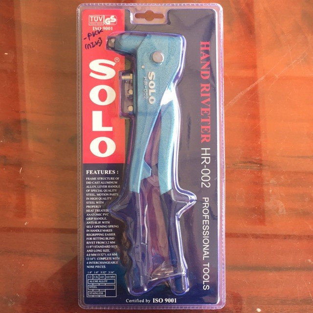 คีมย้ำรีเวท SOLO โซโล HR-002 | Shopee Thailand